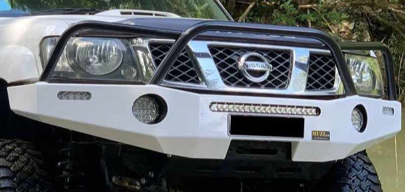 Muzzbar - Nissan GU Patrol Series 4+ Bull Bar – Offroad Creative