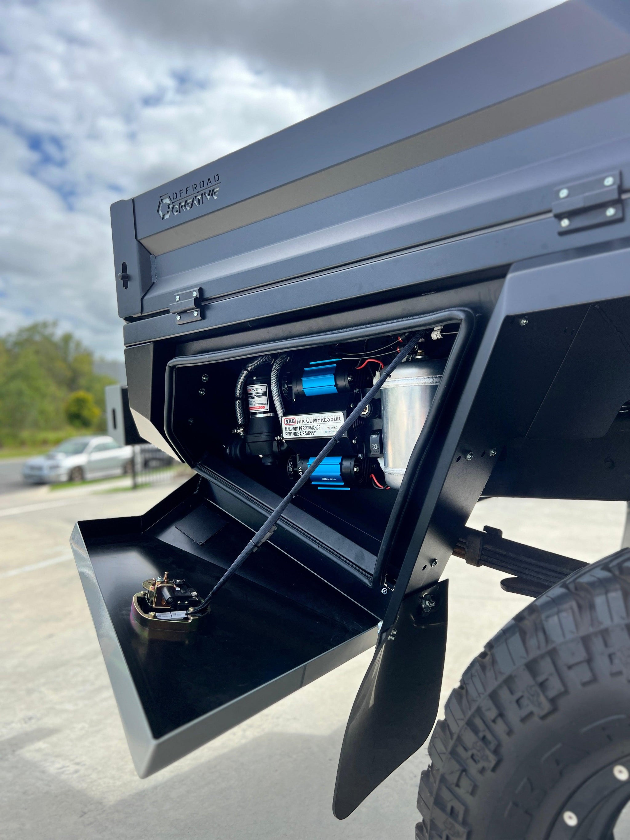 Offroad Creative Tray Design